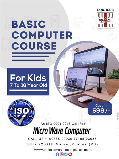 Just In Rs 599 Basic Computer Course With Iso 90012015 Certificate