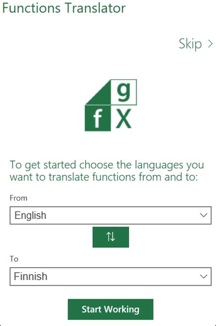 Excelin Functions Translator Microsoft Tuki