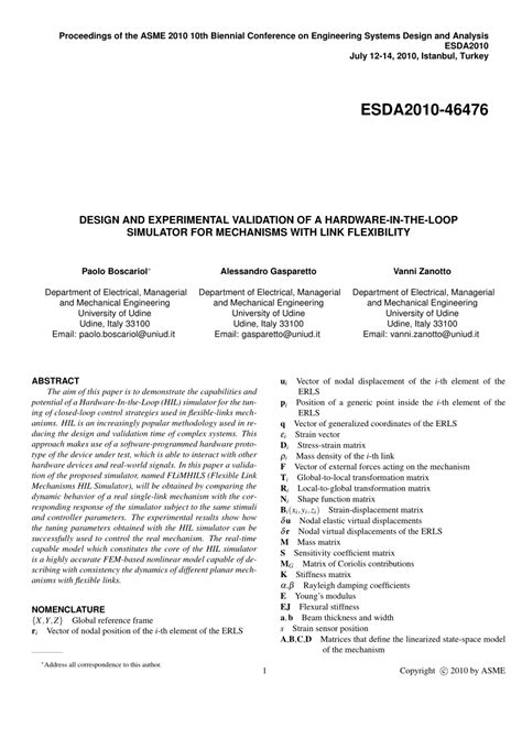 Pdf Design And Experimental Validation Of A Hardware In The Loop