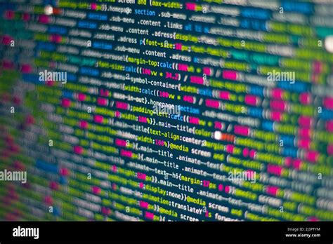 Code Background Web Programming Language Written By The Developer