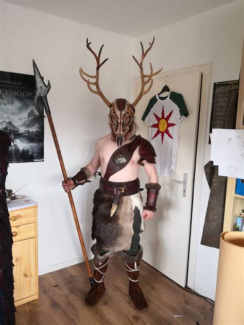 My Hircine Cosplay So Far Still A Lot Of Work To Do R Morrowind