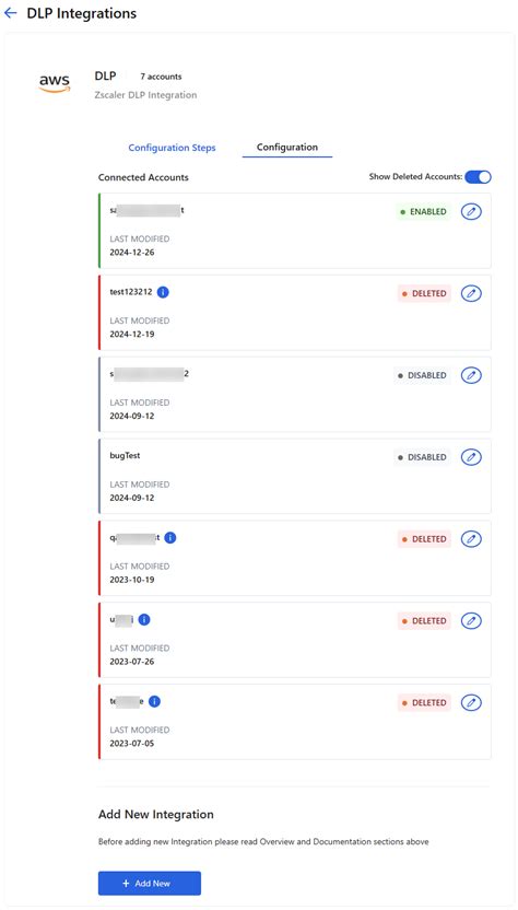 ワークフローの自動化でのdlp Awsアプリケーション統合の管理 Zscaler
