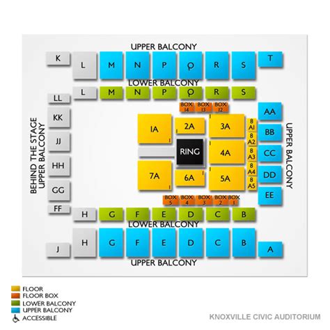 Knoxville Civic Auditorium Seating Chart View