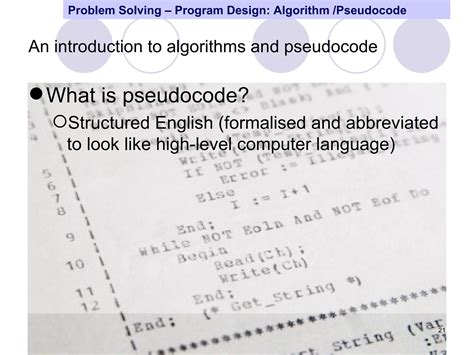 Program Design And Problem Solving Techniques Ppt Programming Languages Computing