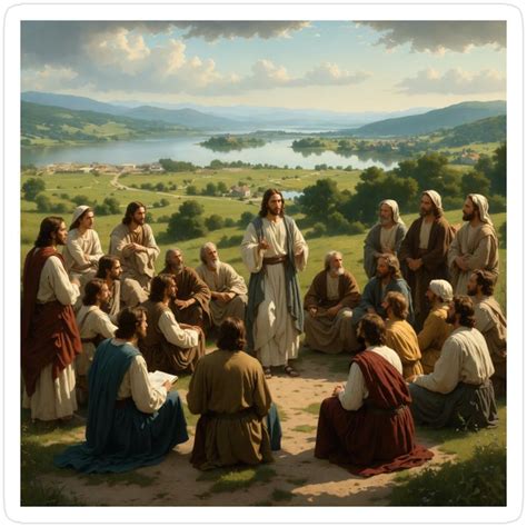 Apostles Receive Mission Sticker For Sale By Lespardew Bible Verses