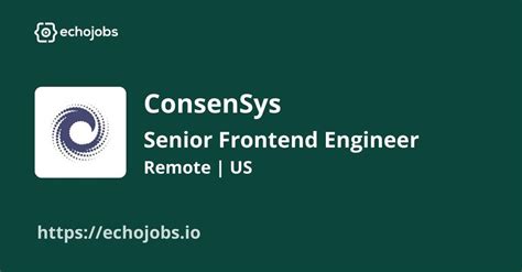 consensys is hiring senior frontend engineer portfolio assets and