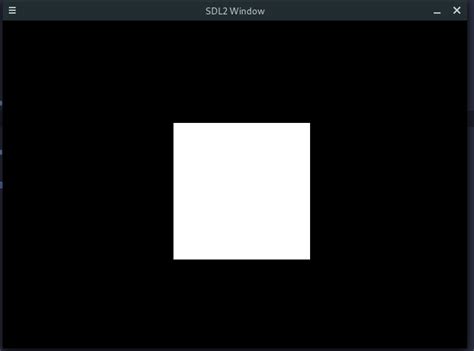 Using Sdl2 Drawing Rectangles Dev Community