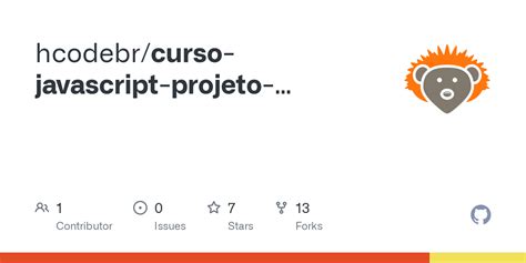 GitHub Hcodebr Curso Javascript Projeto Usuarios Final