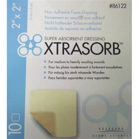Xtrasorb Super Absorbent Non Adhesive Foam Dressings