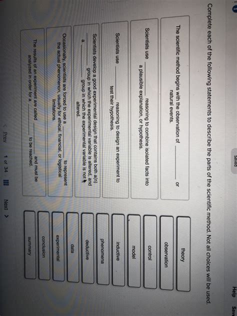solved help save complete each of the following statements