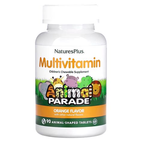 NaturesPlus Multivitamin Animal Parade (90 жев. таб.) – купить ...