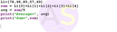 Class11 Cbse Python Lists Programs