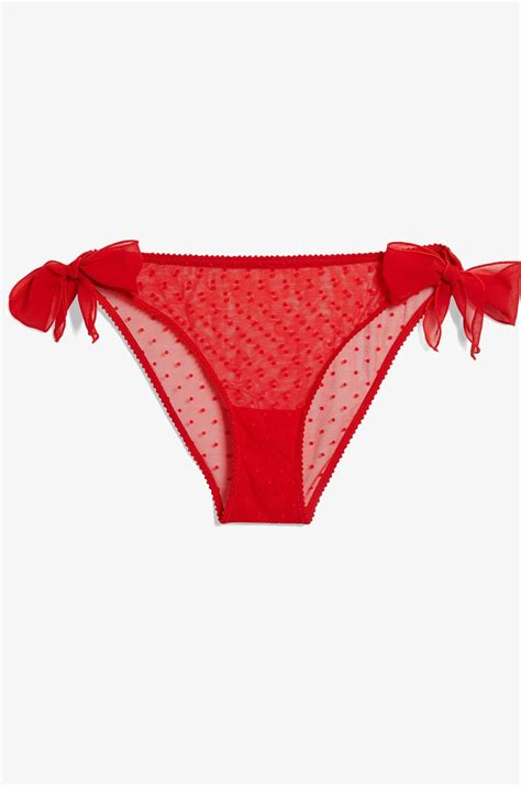 Side Tie Panties Surprise Rouge Etam