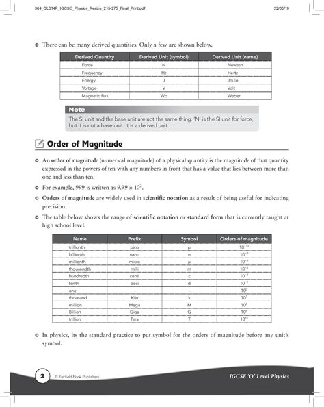 Igcse Effective Guide Physics A Complete Revision Openschoolbag