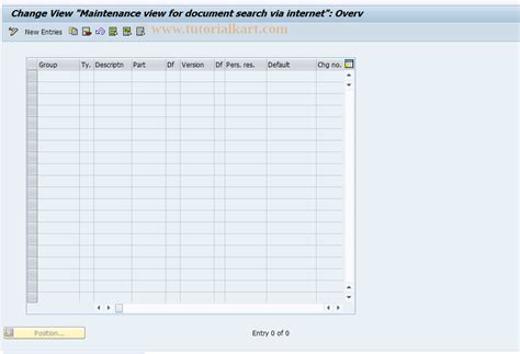 OD SAP Tcode DMS IAC Group Definition