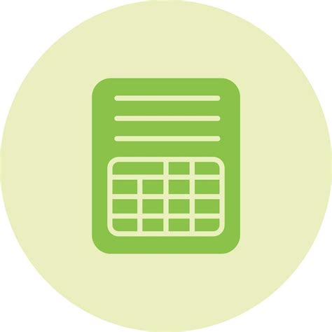 Spreadsheet Vector Icon 27918403 Vector Art At Vecteezy