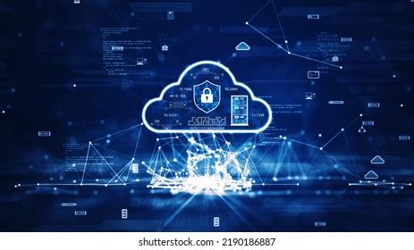 Cloud Edge Computing Technology Concept Cybersecurity Stock Photo