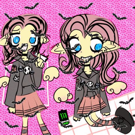 Emo Fluttershy By Muffjnz On Deviantart