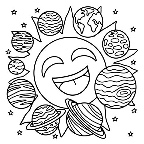 Dibujos De Sistema Solar Para Colorear E Imprimir Coloringlib