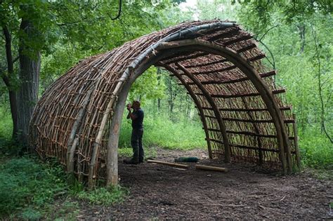 Constructing Shelter Structures Ar Generative Ai Premium Ai Generated Image