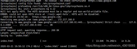 wsl linux 安装 proxychains4 命令行代理 wsl安装proxychains csdn博客