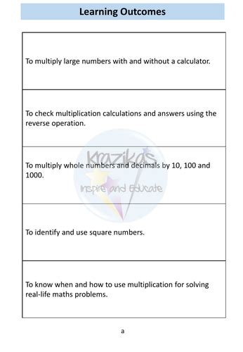 Functional Skills Maths Level 1 Multiplication Workbook Teaching Resources