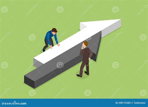 Work Inconsistent Businessman Holding An Arrow Pointing In Different