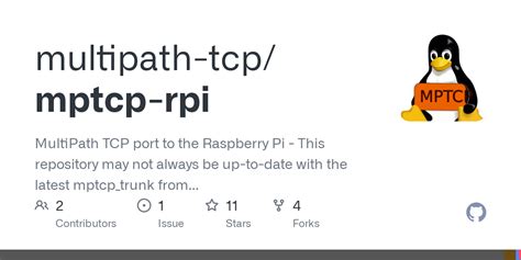 Github Multipath Tcpmptcp Rpi Multipath Tcp Port To The Raspberry