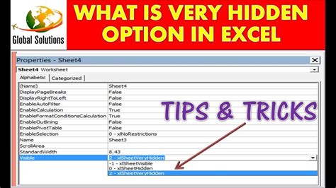 How To Hide And Unhide Sheets In Exceladvance Way Of Hide Unhide