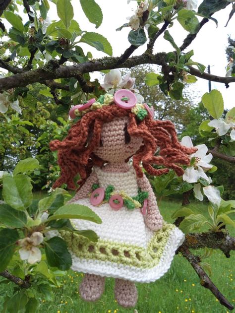 Freya The Elf Fantasy Amigurumi 18 Cm Mercerized Cotton Yarn R Artisants