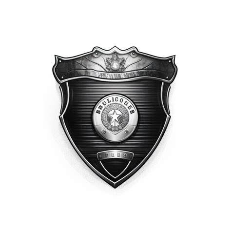 Premium Ai Image Department Police Badge Ai Generated