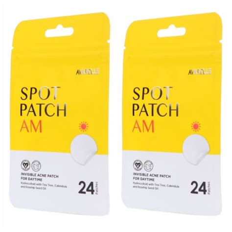 Avarelle Acne Spot Patch Am 24 Round Patches 2 Pack 48 Ea Smiths