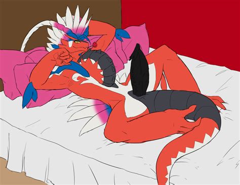 Rule 34 2022 Bed Digital Media Artwork Flower In Mouth Furniture Generation 9 Pokemon