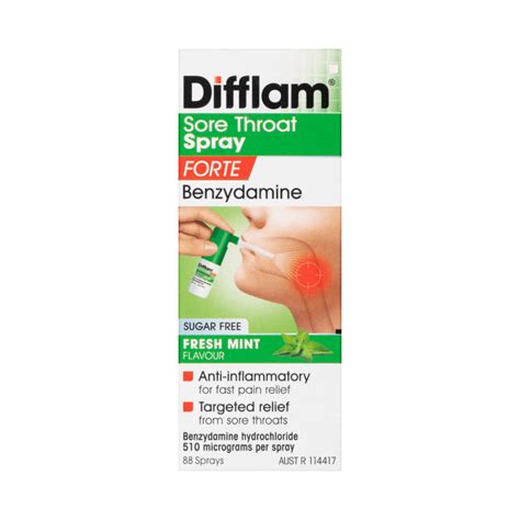 Difflam Sore Throat Spray Forte Difflam