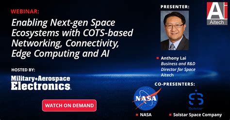 Webinar Enabling Next Gen Space Ecosystems With Cots Based Networking Connectivity Edge