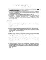 Assignment 1 Econ204 WA Pdf Econ204 Winter 2 2017 18 Assignment 1 Answer Key No