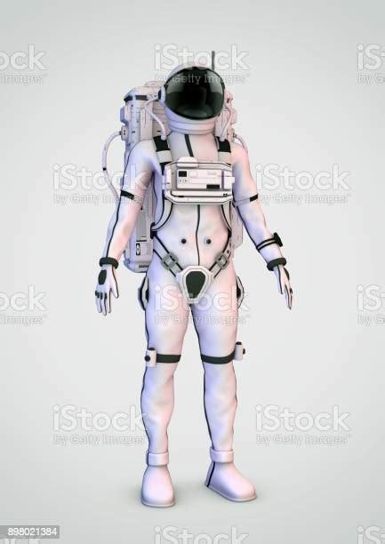 우주 비행사의 전체 길이 초상화 흰색 배경입니다 3 차원 일러스트 레이 션 우주 비행사에 대한 스톡 사진 및 기타 이미지