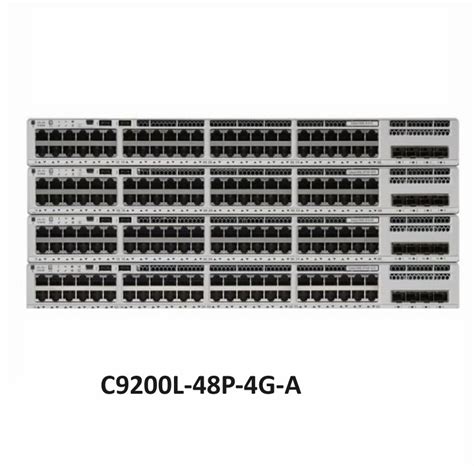 C9200l 48p 4g A Catalyst 9200l 48 Port Poe 4 X 1g Cisco Switch