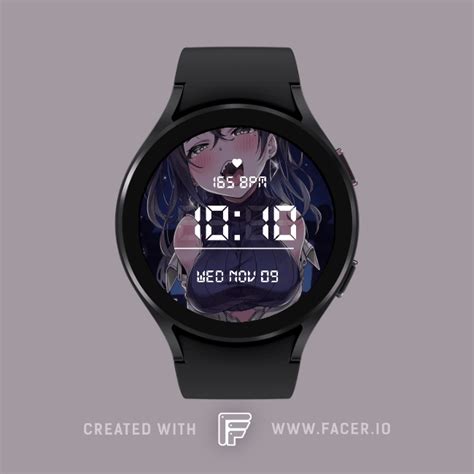 Yuukiiify Ahegao Anime Girl Watch Face For Apple Watch Samsung