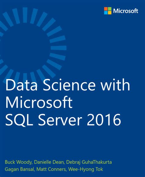 Free E Book Data Science With Sql Server 2016 Revolutions