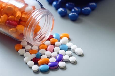 Prescription Opioids Concept On Light Table Highquality Photo Premium