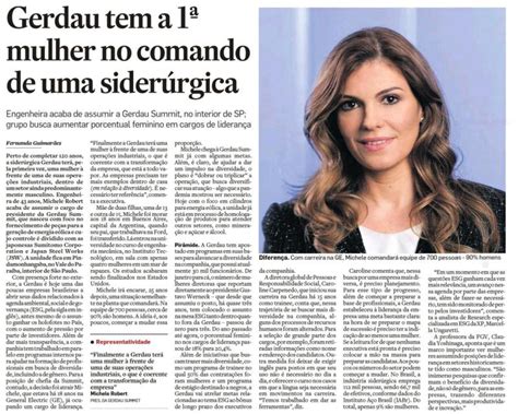 Leandro Pacheco No Linkedin Pela Primeira Vez Em Quase 120 Anos De História Da Gerdau Temos Uma
