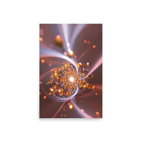 Fractal Abstraction 52 Poster Etsy