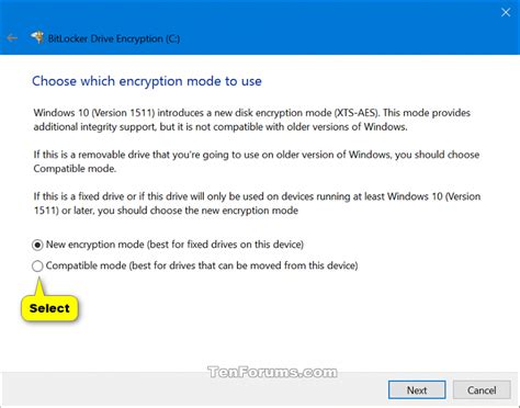 Turn On Or Off BitLocker For Operating System Drive In Windows Tutorials