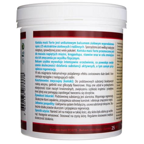 Herbamedicus Maść Końska Chłodząca Forte 500 Ml
