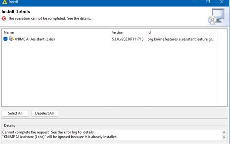 KNIME AI Extension Labs Nodes Not Found On V After Installation KNIME Extensions