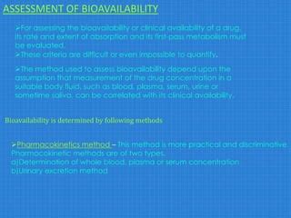 BioavailabilityandBioequivalence Pdf