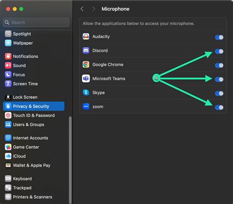 How To Check Microphone Privacy Settings For Macos Ventura Sonoma Sequoia — Cyber Acoustics