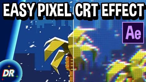 Pixel Crt Effect In After Effects Crt Screen Effect Crt Tv Effect