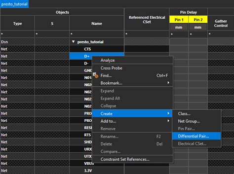 Configuring Constraints EMA Design Automation